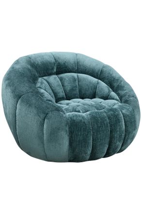 CARRYHOME Sessel, Petrol, Textil, 114x77x104 cm, erweiterbar (Typenauswahl), Sitzfl&auml;che 360&deg; drehbar, Wohnzimmer, Sessel, Polstersessel