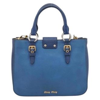 Miu Miu Pre-owned Handbag - - Pre-owned - Damen - Blau - ONE SIZE