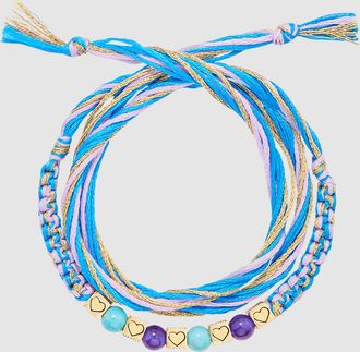 Aurélie Bidermann Bracelet Honolulu Turquoise Jade Violet