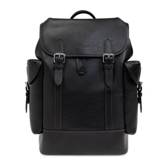Coach Leder Rucksack Hitch - - Bags - Herren - Schwarzk - ONE SIZE