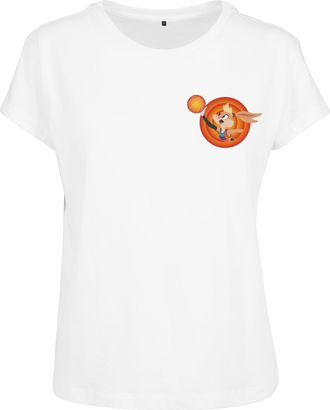 Mister Tee x Space Jam Damen Ladies Tune Squad Lola Box Tee, White, XS