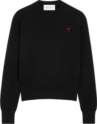 Ami Ami De Coeur Wool Crew-neck Sweater