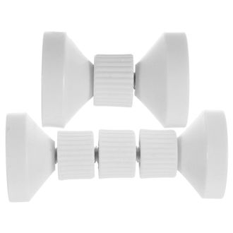 DOITOOL 2 St&uuml;ck Teiliges Kopfteil stopperset mit Verstellbarem Gewinde Anti Shake Bettrahmen stabilisator mit Eva pad Schont Wand Verhindert Ger&auml;usche Einfach