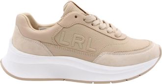 Ralph Lauren Low-Top Sneaker - Sneaker Beige - Gr. 39 (EU) - in Beige - für Damen