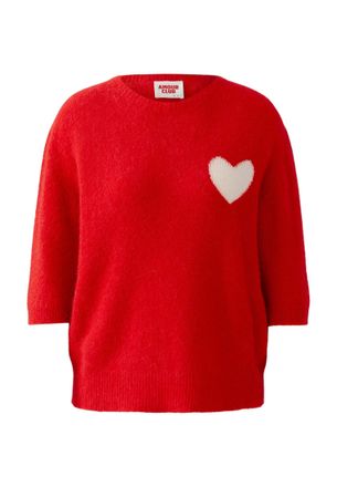 Oui Damen Pullover l&auml;ssig geschnitten Uni