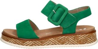 Rieker Femme, Chaussures, Vert, Taille: 41 EU Sandalen Plat
