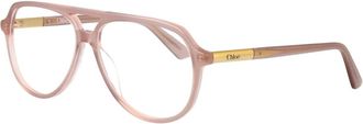 Chlo&eacute; unisex, Accessoires, Beige, Taille: 57 MM Pilot Frame