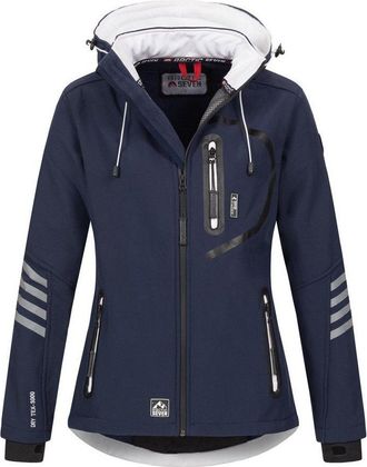 Arctic Seven Softshelljacke ASNicolia funktionale Outdoorjacke mit abnehmbarer Kapuze