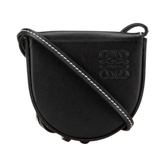 Loewe Pre-owned Mini Soft Calfskin Heel Pouch - - Pre-owned - Damen - Schwarzk - ONE SIZE