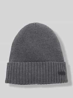 HUGO BOSS M&uuml;tze aus reiner Schurwolle