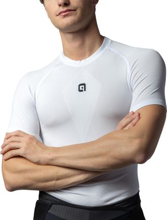Alé Alé Cycling Herren S1 Feder Intimo Kurzärmliges Unterhemd, weiß, L-XL