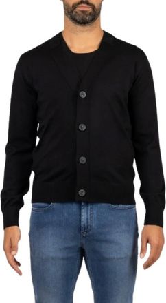 Alpha Industries Au7005E Gilet en M&eacute;rinos - Homme - Pulls - Noir - Taille: L