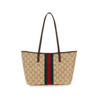 Gucci Small Tribeca Web-stripe Tote Bag
