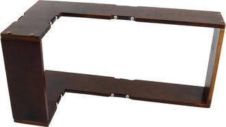 Generico Schwebende Regale aus Holz - Wandmontierte Regale f&uuml;r moderne Dekoration | Organizer f&uuml;r Display aus Holz, rustikales Eckregal, Wand-Organizer zur Dek