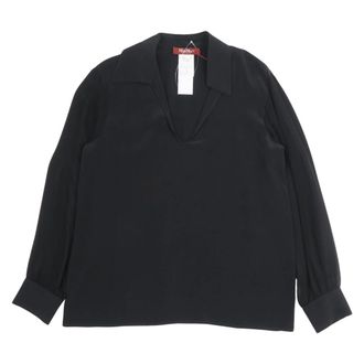 Max Mara Femme, Blouses et Chemises, Noir, Taille: 38 FR Ubicato Silk Blouse