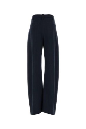Brunello Cucinelli Stretch Wool Trousers - Navy