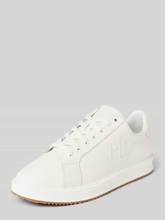 Lauren Ralph Lauren Ledersneaker mit Label-Stitching Modell AINSLEY