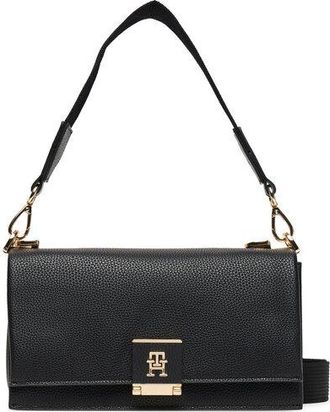 Tommy Hilfiger Handtasche Her Med Crossover AW0AW17726 Schwarz