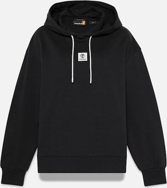 Timberland Loopback-Hoodie mit Stack-Logo f&uuml;r Damen in Schwarz, Damen, Schwarz, Gr&ouml;&szlig;e