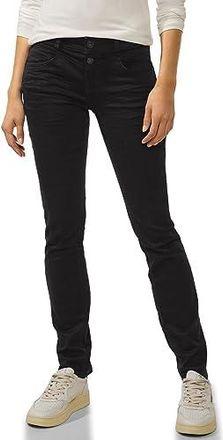 Street One A375425 Jeans Casual, Noir Profond, 25W x 32L Femme