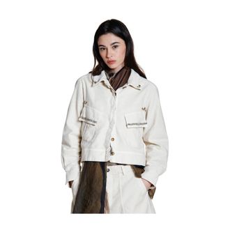 Mason's Femme, Vestes, Beige, Taille: 38 FR San Diego Jacket