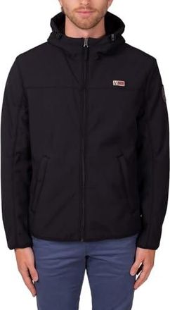 Napapijri Veste Homme avec Doublure Teddy, Noir, Medium