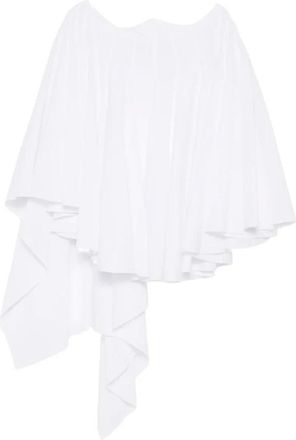 Jacquemus Femme, Robes, Blanc, Taille: 36 FR Layered Asymmetric Hem Dress
