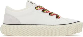 Lanvin Homme, Chaussures, Blanc, Taille: 40 EU Low Top Vulcanized Baskets