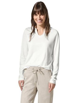 Cecil B322474 T-Shirt au Look Tunique, Vanilla White, XL Femmes