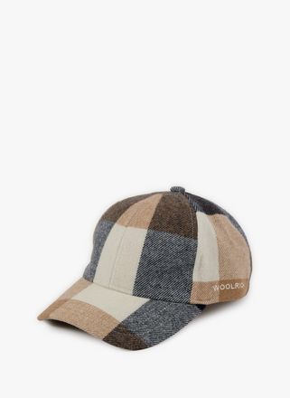 Woolrich Casquette &agrave; carreaux en laine m&eacute;lang&eacute;e