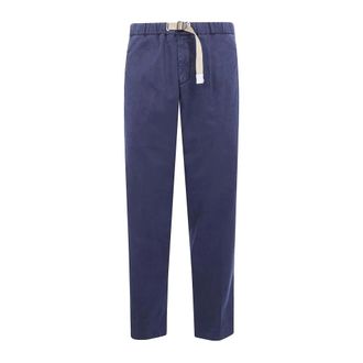 White Sand Hose mit G&uuml;rtel in der Taille - - Trousers - Herren - Blau - L