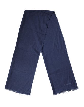 Dolce & Gabbana Scarf Blue Cashmere Neck Wrap Shawl Men