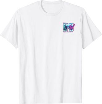 Giesswein Tiny Logo Spring Break Palm Trees T-Shirt