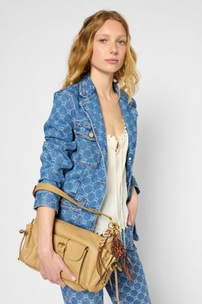 Gerard Darel Veste en denim &agrave; monogramme - ROSANIA - Jeans
