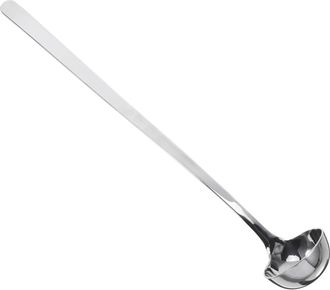 Aboofan Edelstahl &Ouml;l L&ouml;ffel mit Langem Griff Rostfrei Tiefer Runder Kopf Multifunktionaler K&uuml;chenhelfer zum Dosieren von So&szlig;en Honig und Dressings Praktisch f