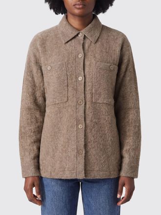 Parosh Cardigan P. A.R. O.S. H. en m&eacute;lange de laine et yack avec poches plaqu&eacute;es