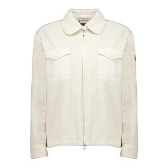 Moncler Teddy Rei&szlig;verschlussjacke - - Sport - Damen - Wei&szlig; - S