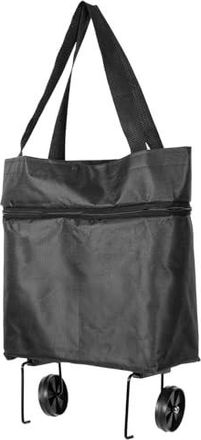 Cabilock Sac Chariot Courses Pliable avec Roulettes Sac Caddie &agrave; Roues Stable et Maniable de Courses Multifonction avec Poign&eacute;es pour Shopping et Voyage de Ran