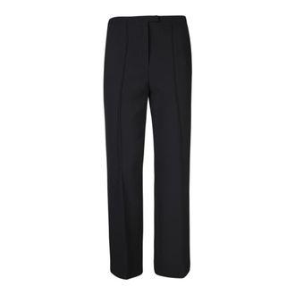 Blanca Vita Femme, Pantalons, Noir, Taille: 42 FR Pantalon Noir Coupe Droite