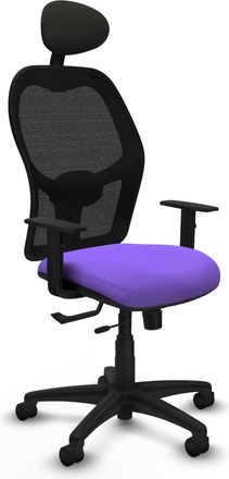 Piqueras y Crespo Aloc&eacute;n Economalla Stuhl mit 1D-Armlehnen, h&ouml;henverstellbarer Lendenwirbelst&uuml;tze und festem Kopfteil, ausgestattet mit Syncro/Traslack und Schneidescha