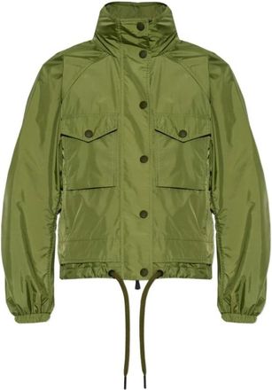 Moncler Femme, Vestes, Vert, Taille: 38 FR Nor Hooded Jacket