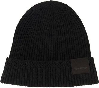 Tom Ford Herren Strickmütze aus Kaschmir