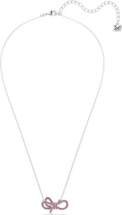 Swarovski Femme, Accessoires, Rose, Taille: ONE Size Collier Lifelong Bow