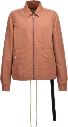 Rick Owens Homme, Vestes, Rose, Taille: M Veste Zipp&eacute;e