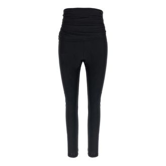 Andamane Vicky Shiny Lycra Leggings - - Trousers - Damen - Schwarzk - L