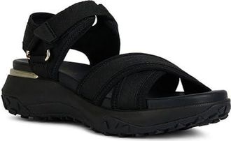 Geox Sandales de sport D SORAPIS + Grip A pour femme, noir, taille 37 EU, Noir, 37 EU