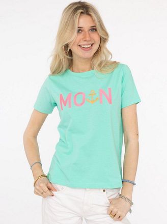 Zwillingsherz T-Shirt MoinZH Kurzarm, Rundhalsausschnitt, Stickerei, Baumwollmischung