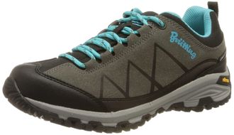 Brütting Damen Kansas Trekking-& Wanderhalbschuhe, grau/schwarz/türkis, 42 EU