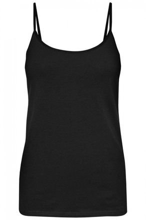 Noisy May Damen NMSUPER Singlet NOOS Top, Schwarz (Black Black), 38 (Herstellergröße: M)