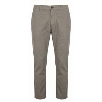 Trussardi Pantalon chino &agrave; motif micro-g&eacute;om&eacute;trique - Homme - Pantalons - Gris - Taille: M